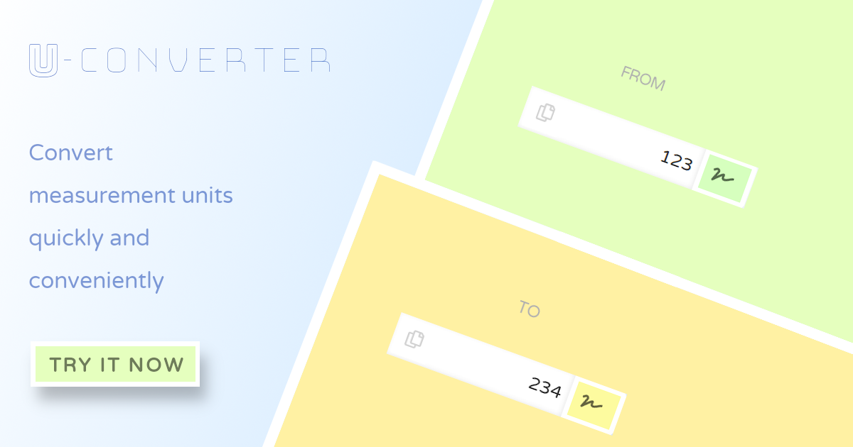 Convert Measurement Units with U-Converter